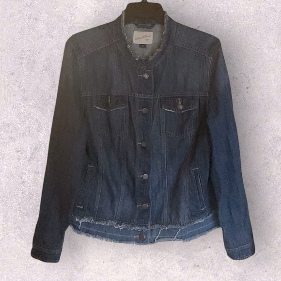 Universal Thread | Jackets & Coats | Universal Thread Frayed Jean ...